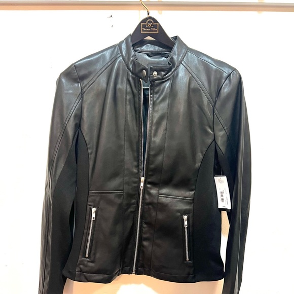 a.n.a | Jackets & Coats | Nwt Ana Faux Leather Jacket Black Small ...